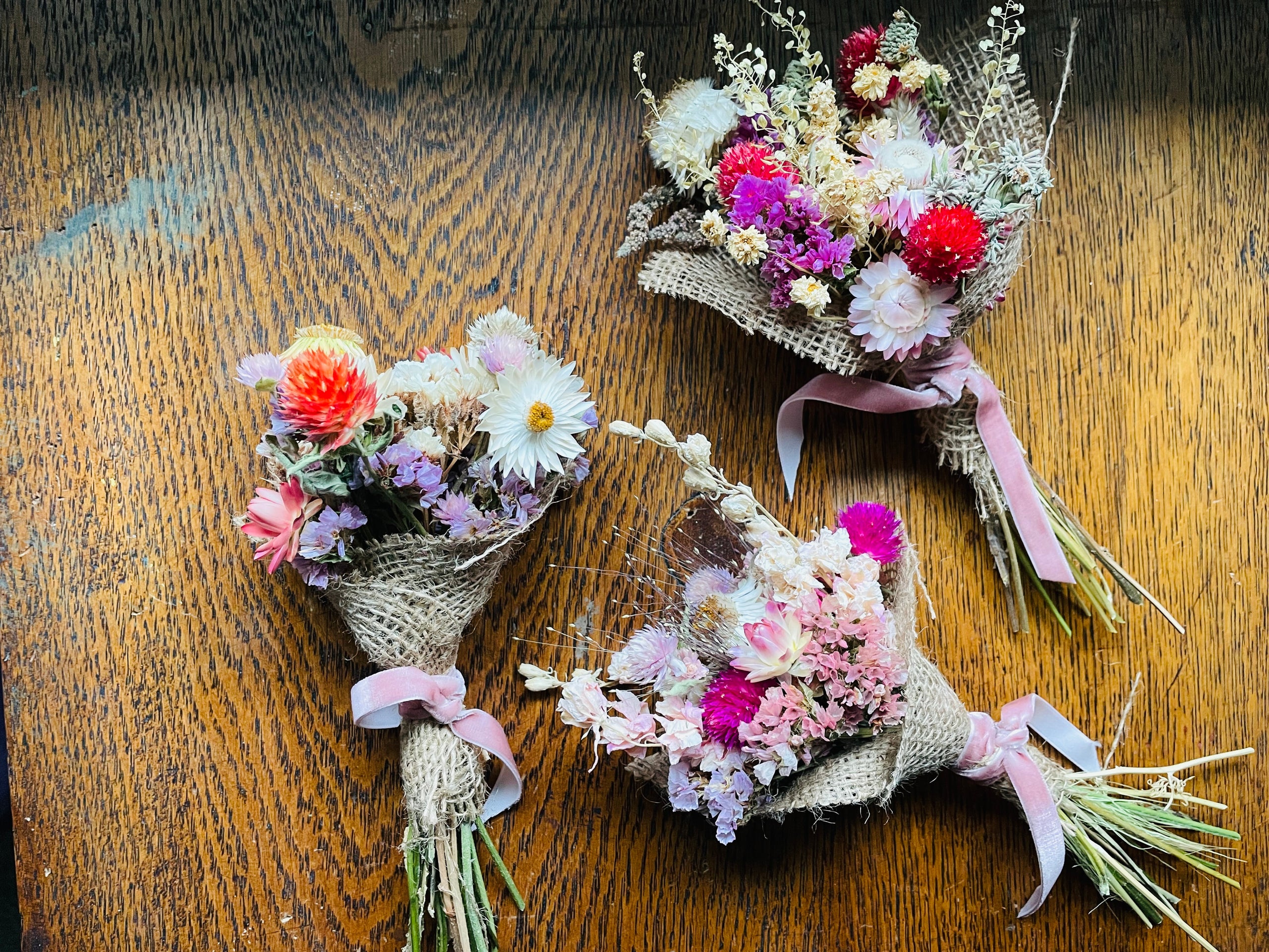 Mini Valentine Day Everlasting Bouquet - Indiana Flower Farm | Fishers ...